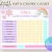 Kids Daily Routine Checklist Editable Chore Chart for Kids Printable ...