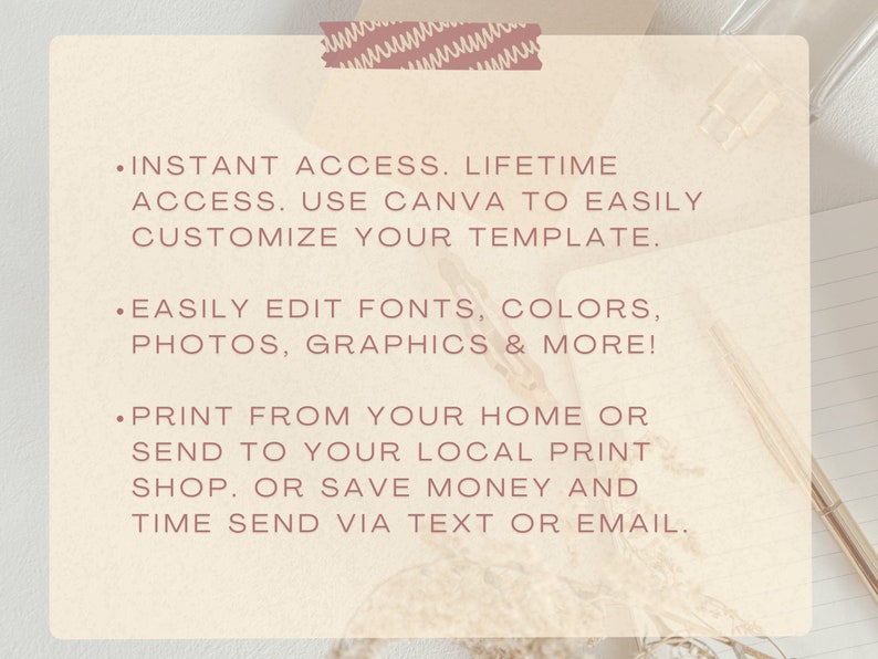 Thank You Card Template, Thank You Package Insert, DIY Marketing Cards ...