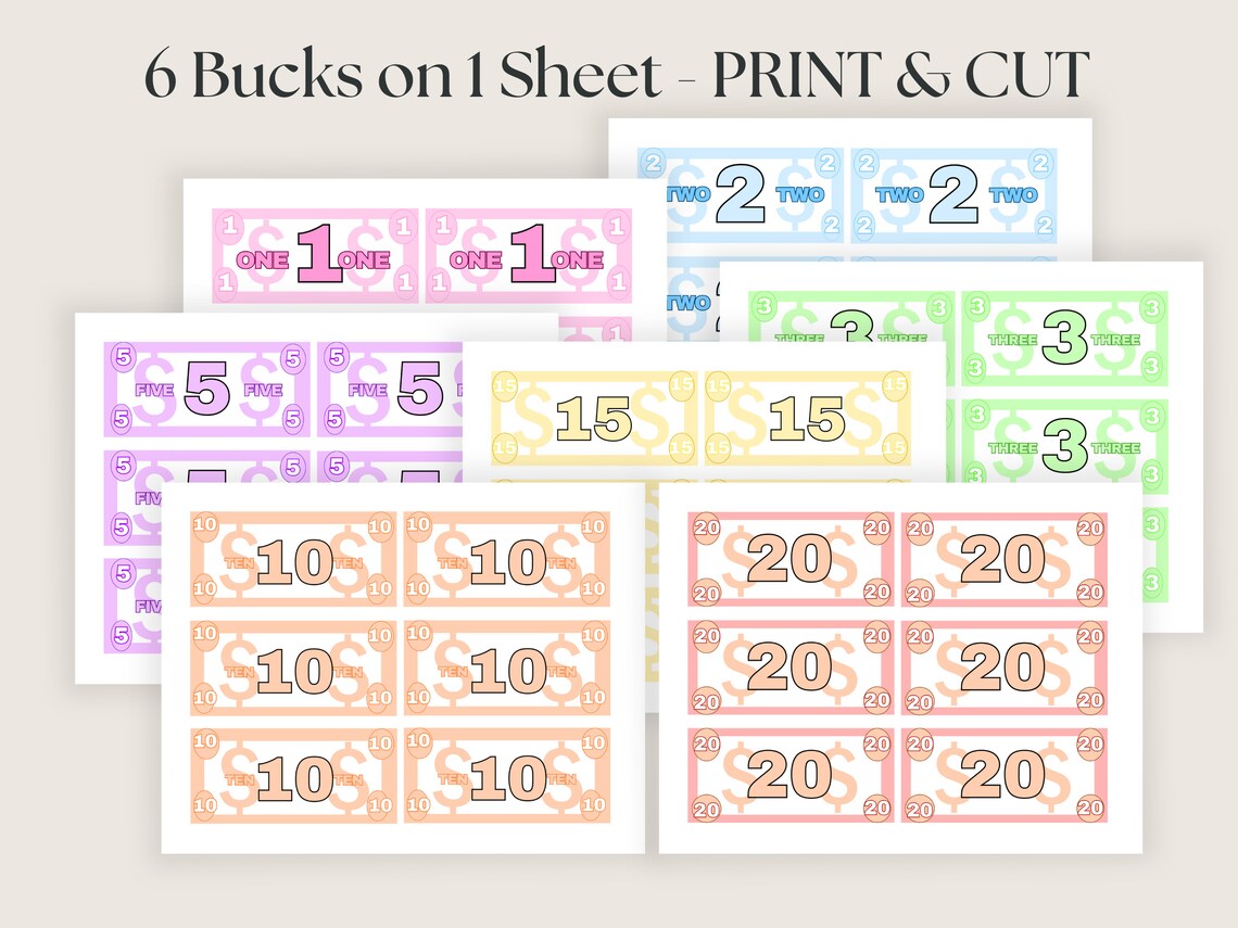 Editable Kids Reward Bucks and Chart | Printable - Reward Bucks | Chore ...