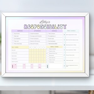 Morning Routine Checklist, Bedtime Routine Kids, Printable ...