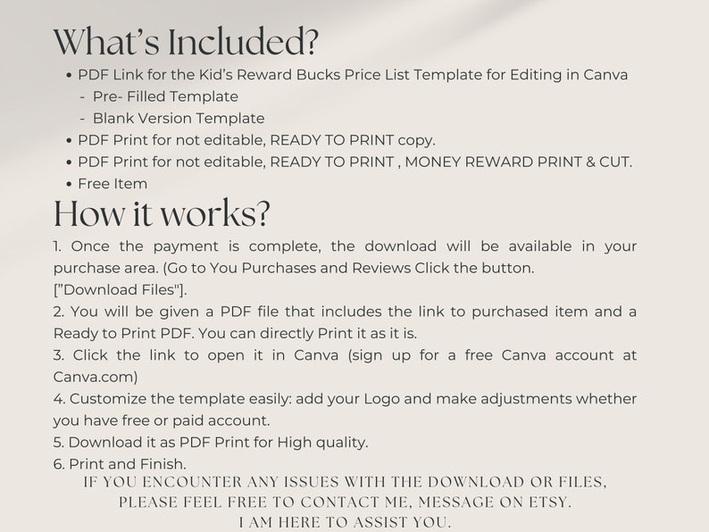 Printable Kids Reward Bucks | Editable Mom Bucks PDF | Reward System ...