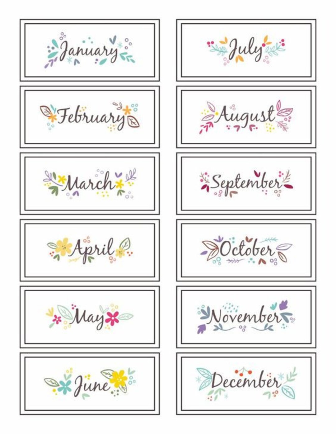 PRINTABLE Stickers - Etsy