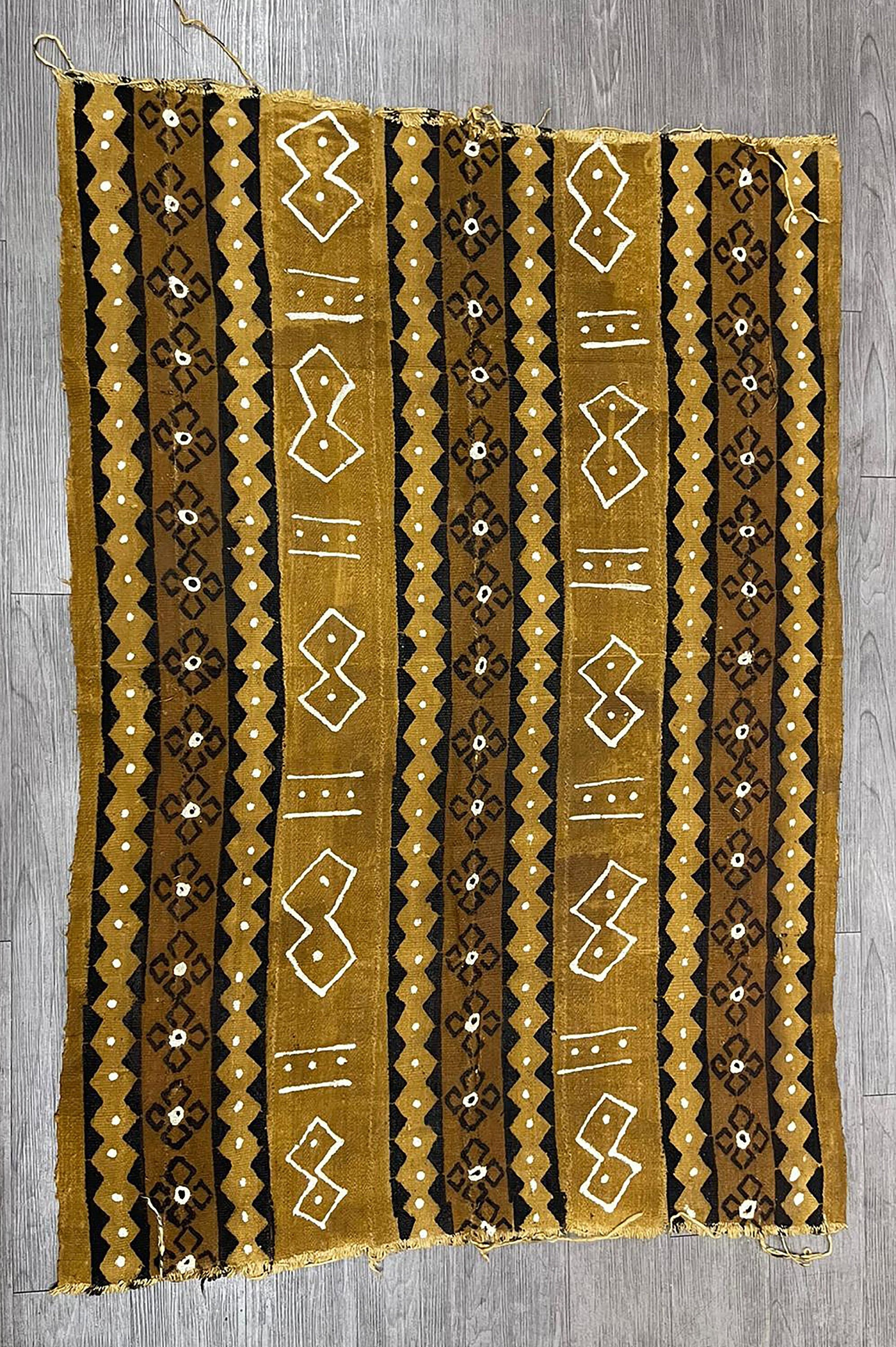African Mudcloth Fabric! Authentic Bogolanfini/ Hand Woven Art/ Tribal ...