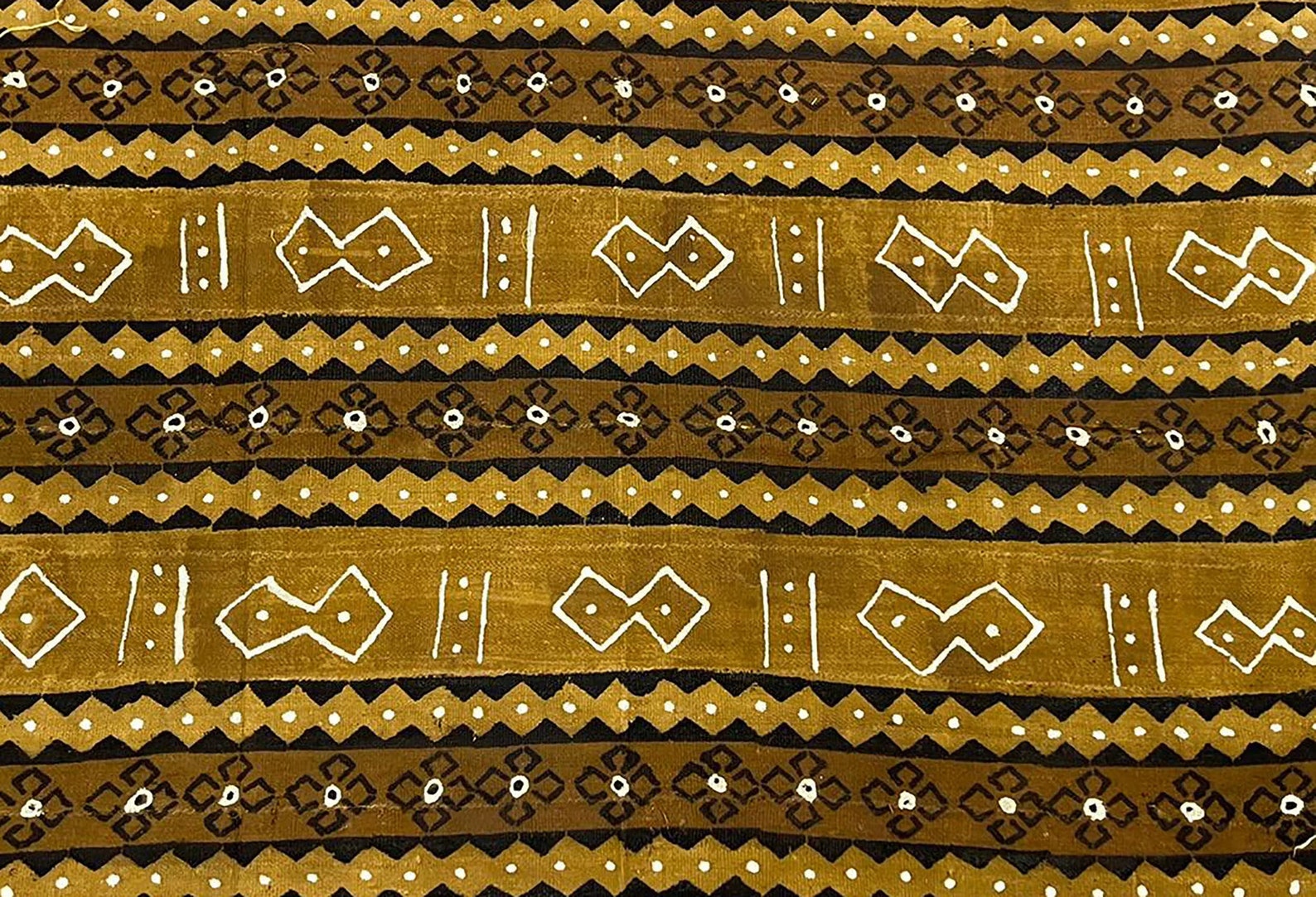 African Mudcloth Fabric! Authentic Bogolanfini/ Hand Woven Art/ Tribal ...