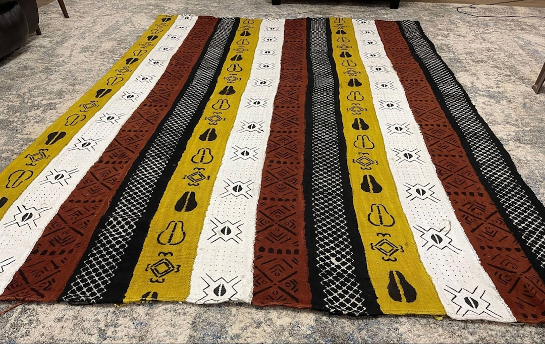 Mud Cloth Fabric Authentic Bogolanfini - Multi Use Mud Cloth - Gift BIG ...