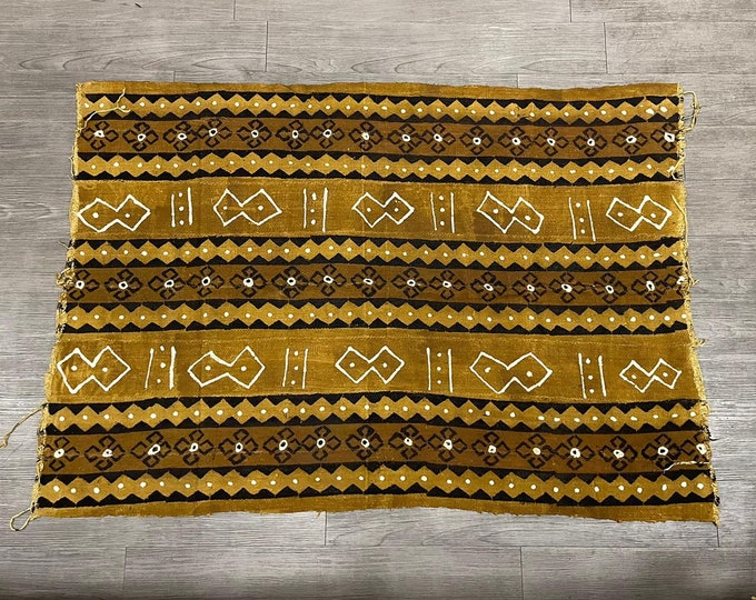 African Mudcloth Fabric! Authentic Bogolanfini/ Hand Woven Art/ Tribal ...
