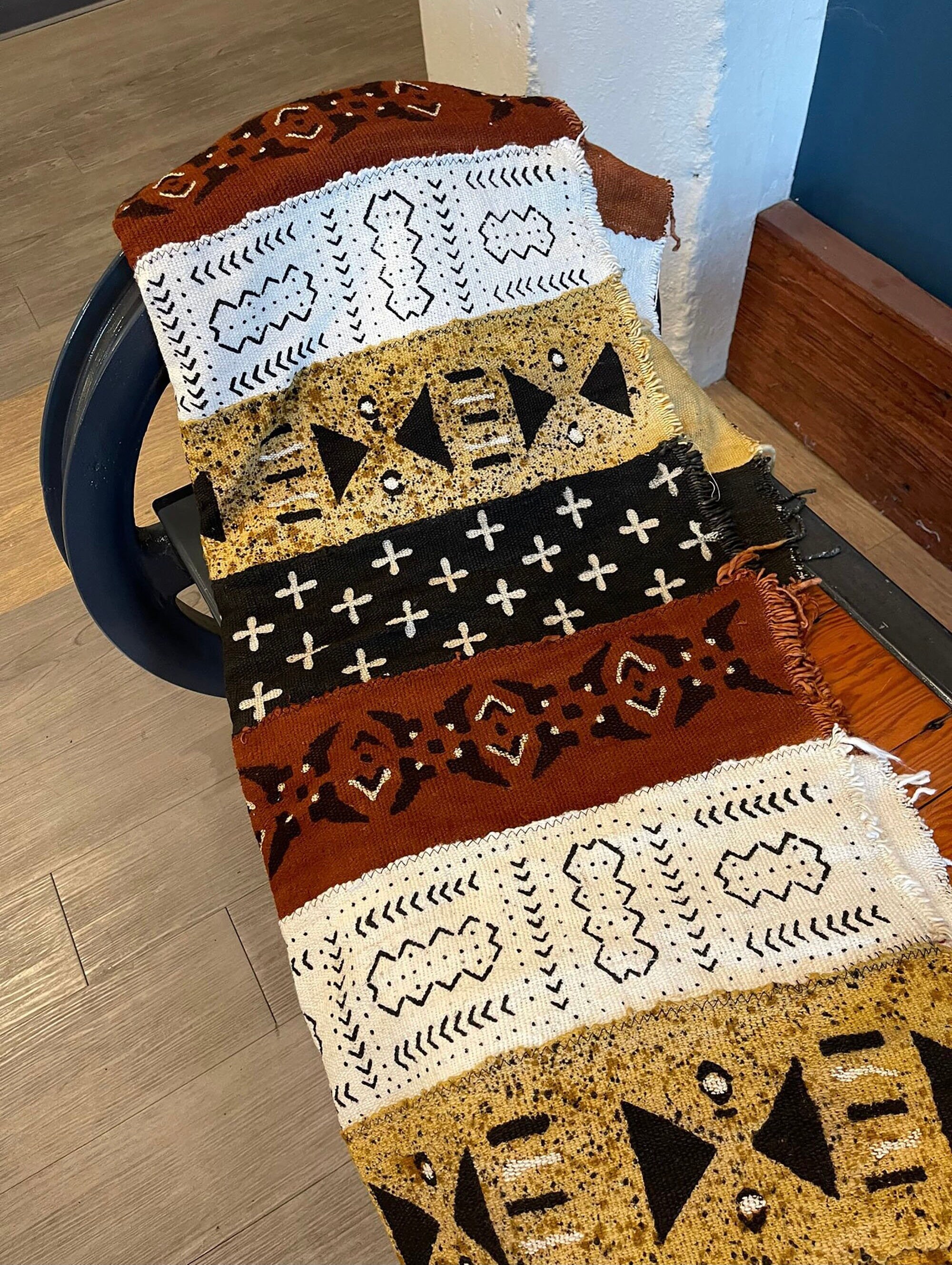 Mudcloth- Authentic Bogolan - African Malian Hand Woven - Beautiful ...