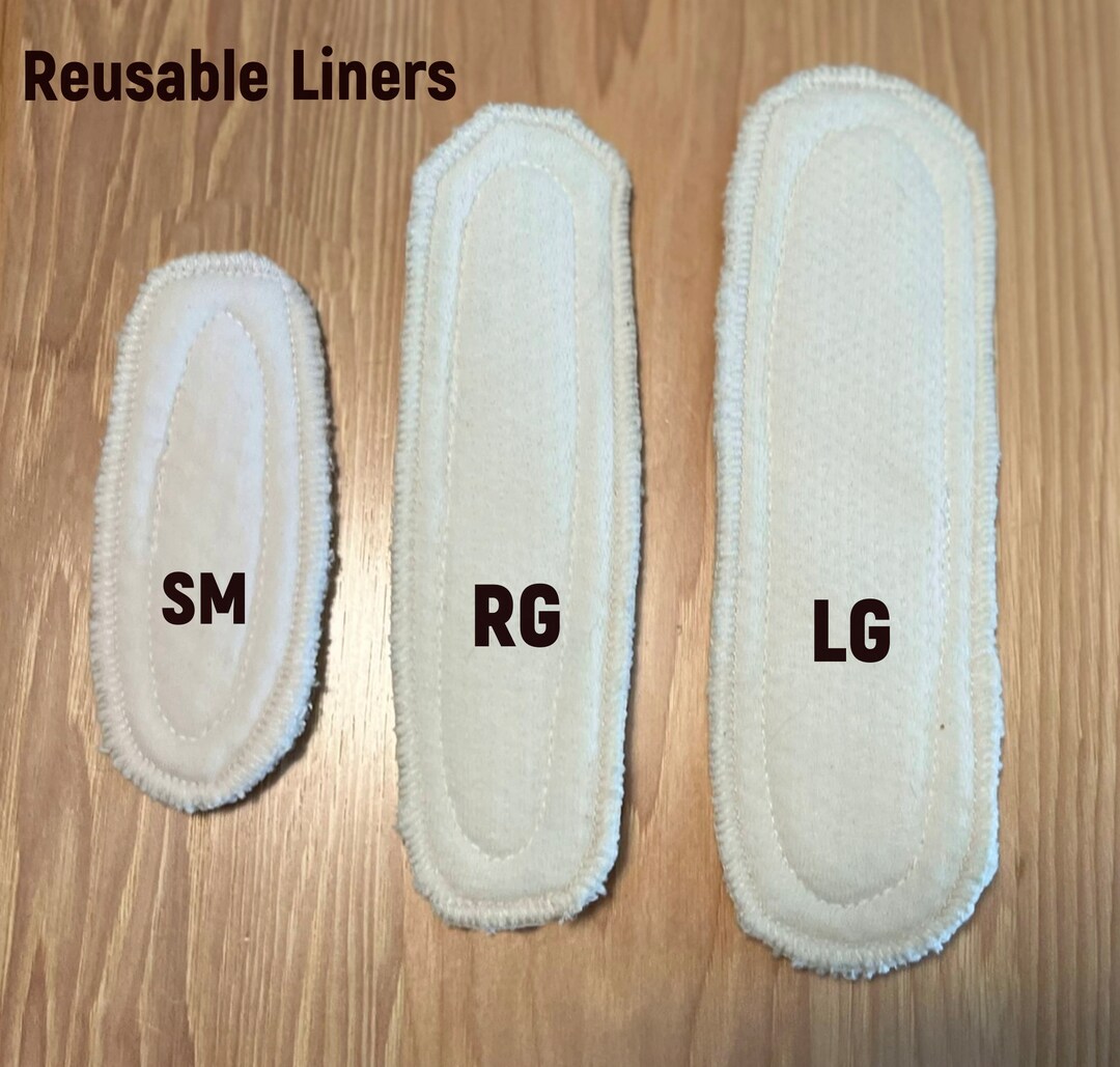 Female Belly Band Reusable Liners, Machine Wash and Dry - Etsy