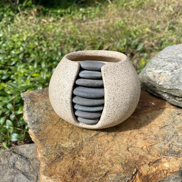 Stone Vase - Etsy