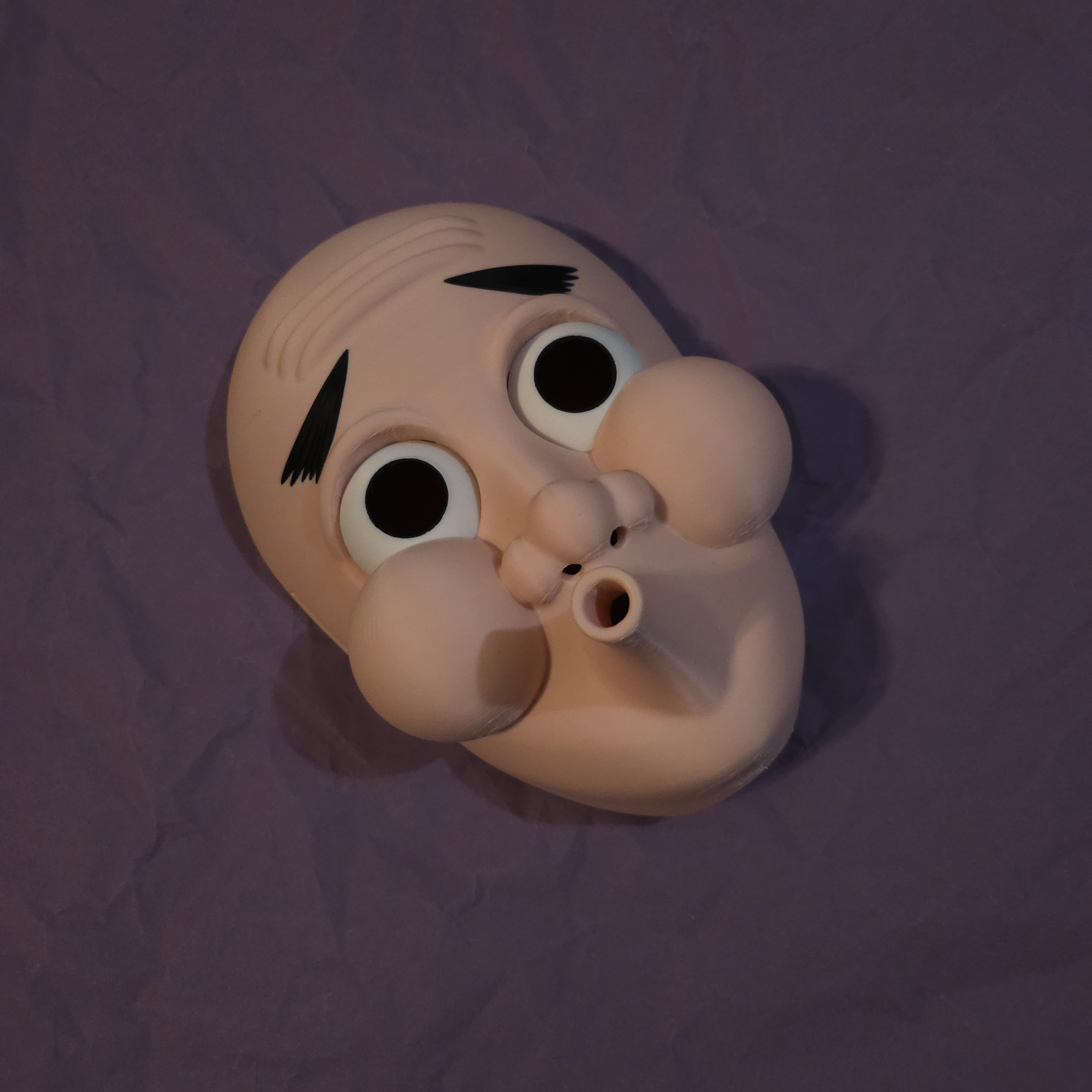 3D Printed Cosplay Mask, Japanese Mask, Hyottoko Mask - Etsy