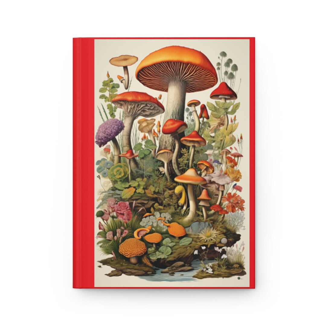 Mushroom Picture Journal,fungi Diary Journal Beautifully Decorated ...