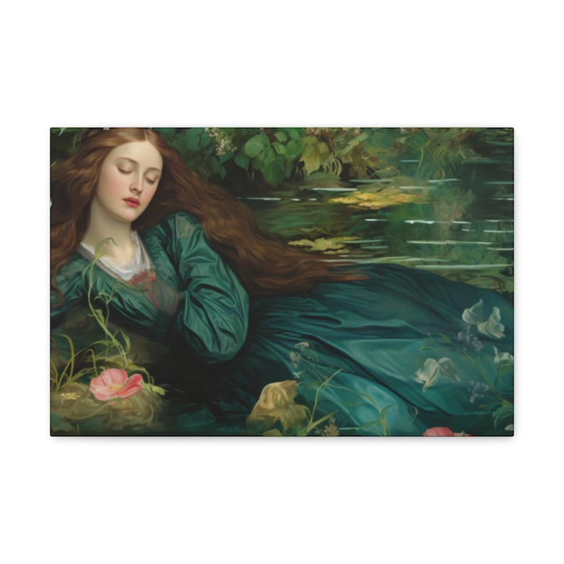 Ophelia, Pre-raphaelites, Canvas Print, John Everett Millais Inspired ...