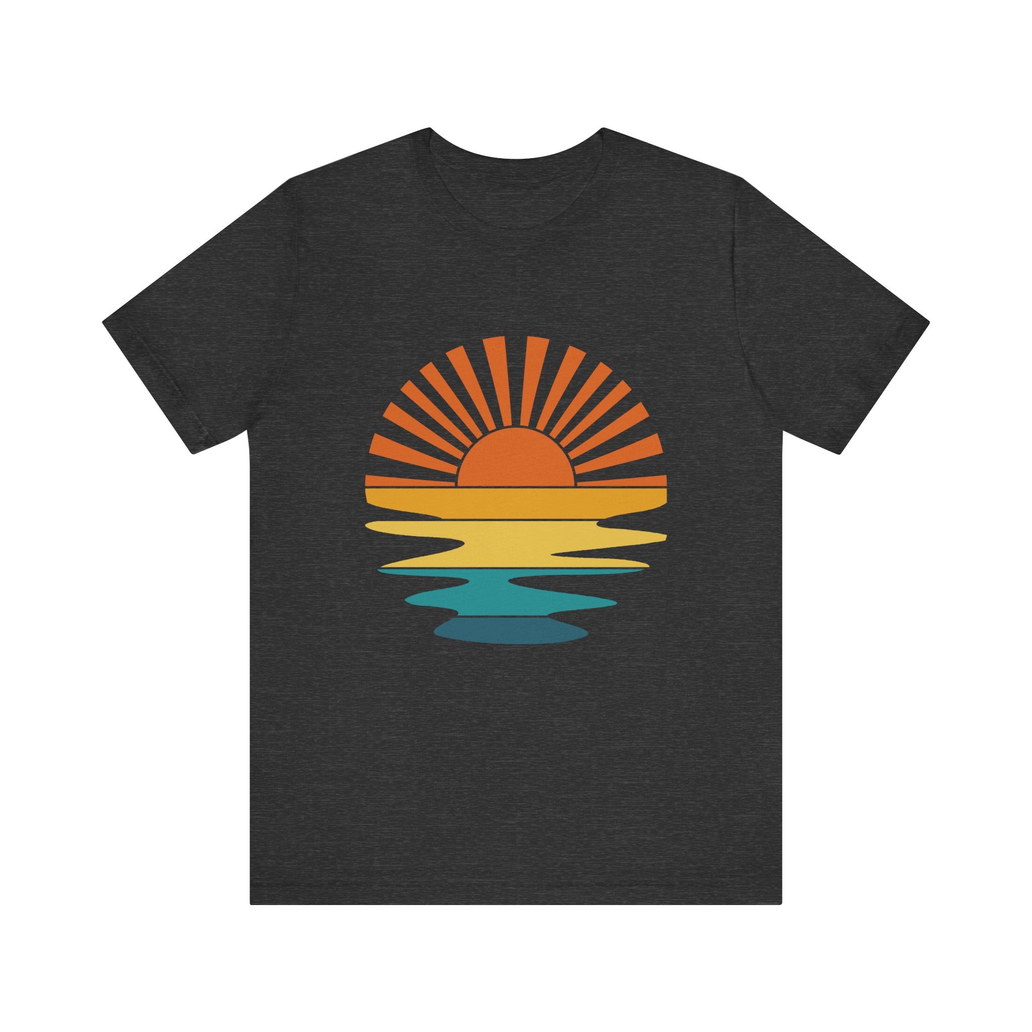 Retro Sunset Shirt, Sun Shirt Retro Sunshine T-shirt, Sun Rays Tee ...