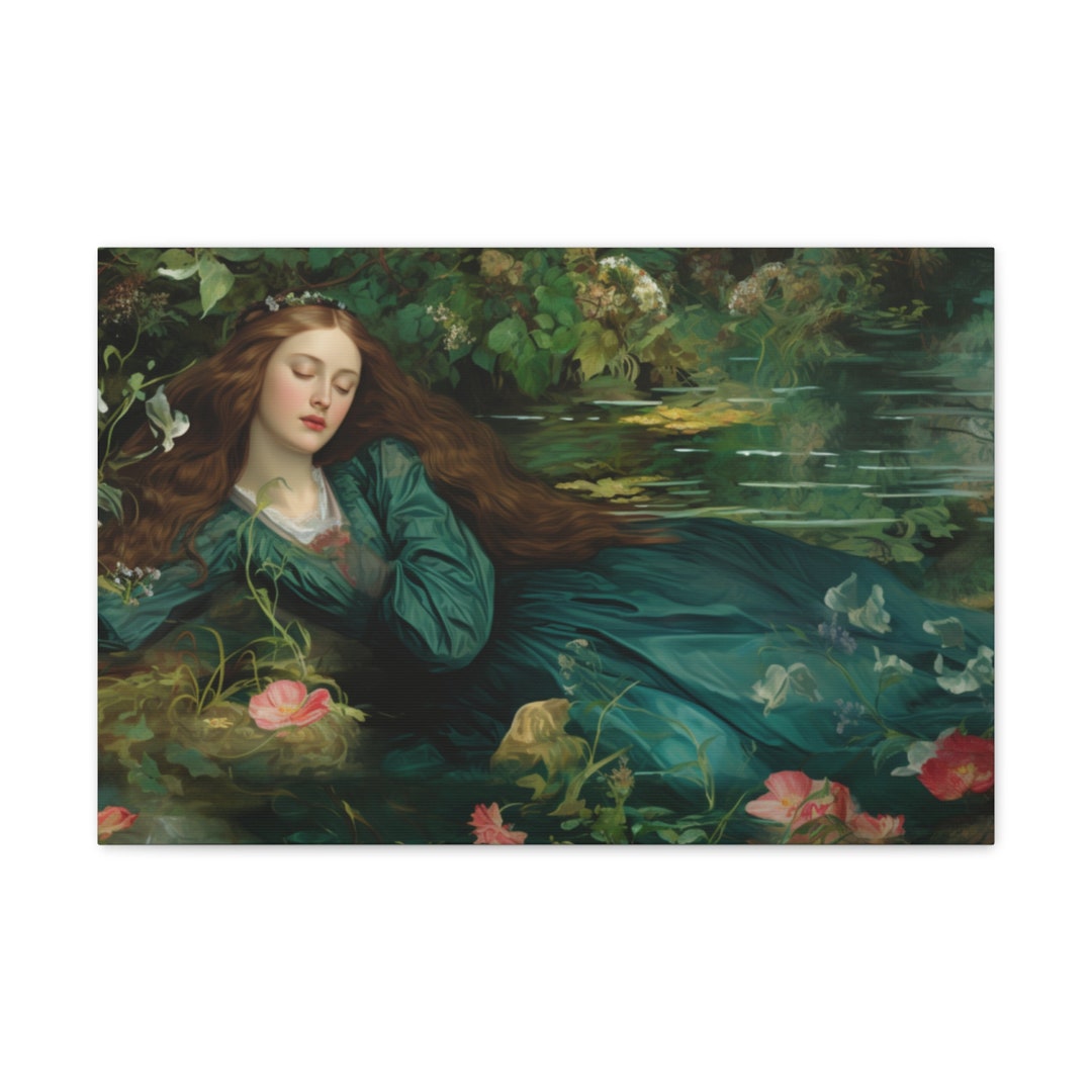 Ophelia, Pre-raphaelites, Canvas Print, John Everett Millais Inspired ...