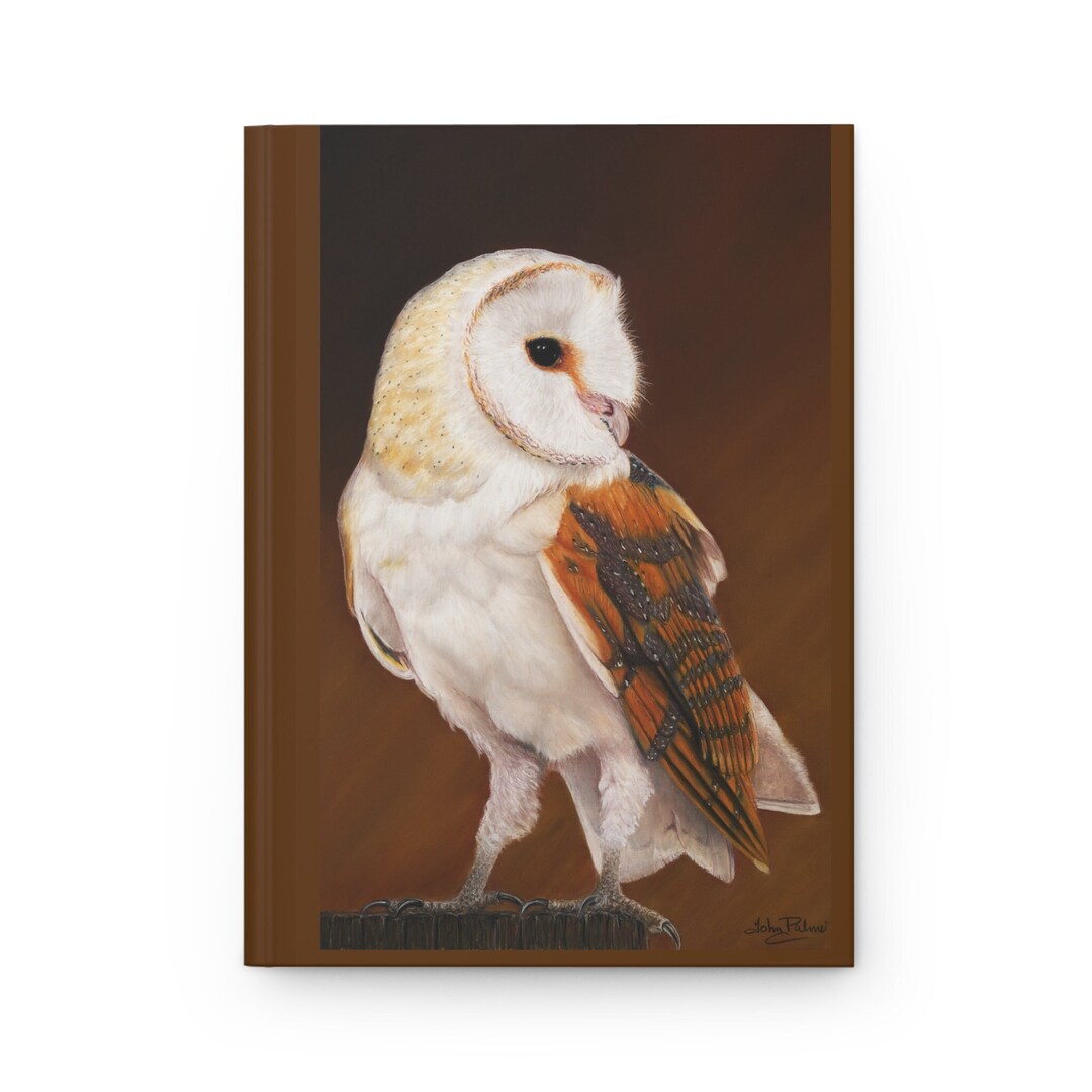 Barn Owl Picture Journal, Barn Owl Notebook, Hardcover Journal ...
