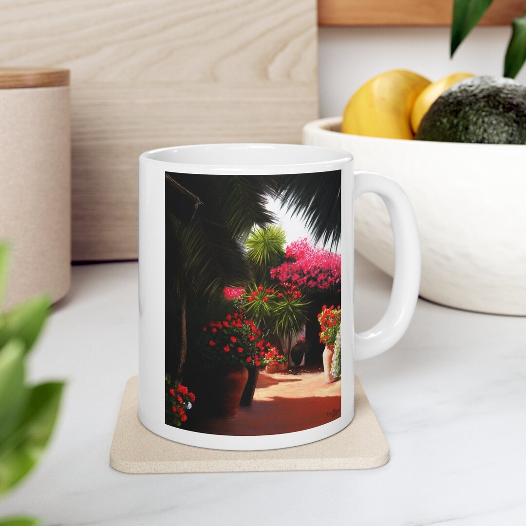 Spanish Garden Mug, Spanish Patio, Patio Garden, Spanish Doorway ...