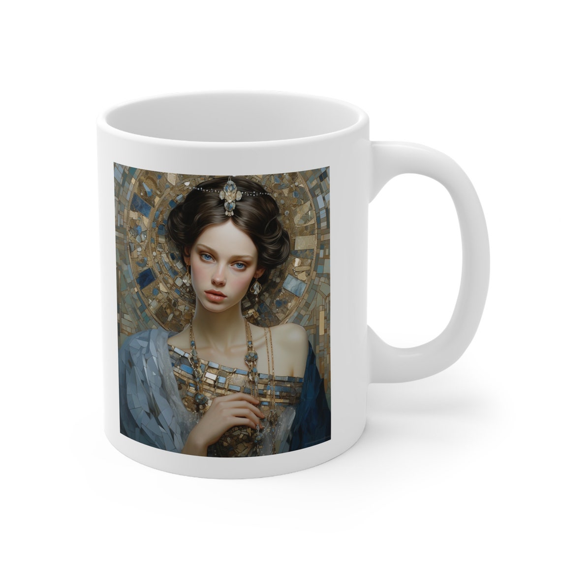 Mucha, Klimt Mug, Art Deco Mug, Alphonse Mucha,gustav Klimt, Art ...