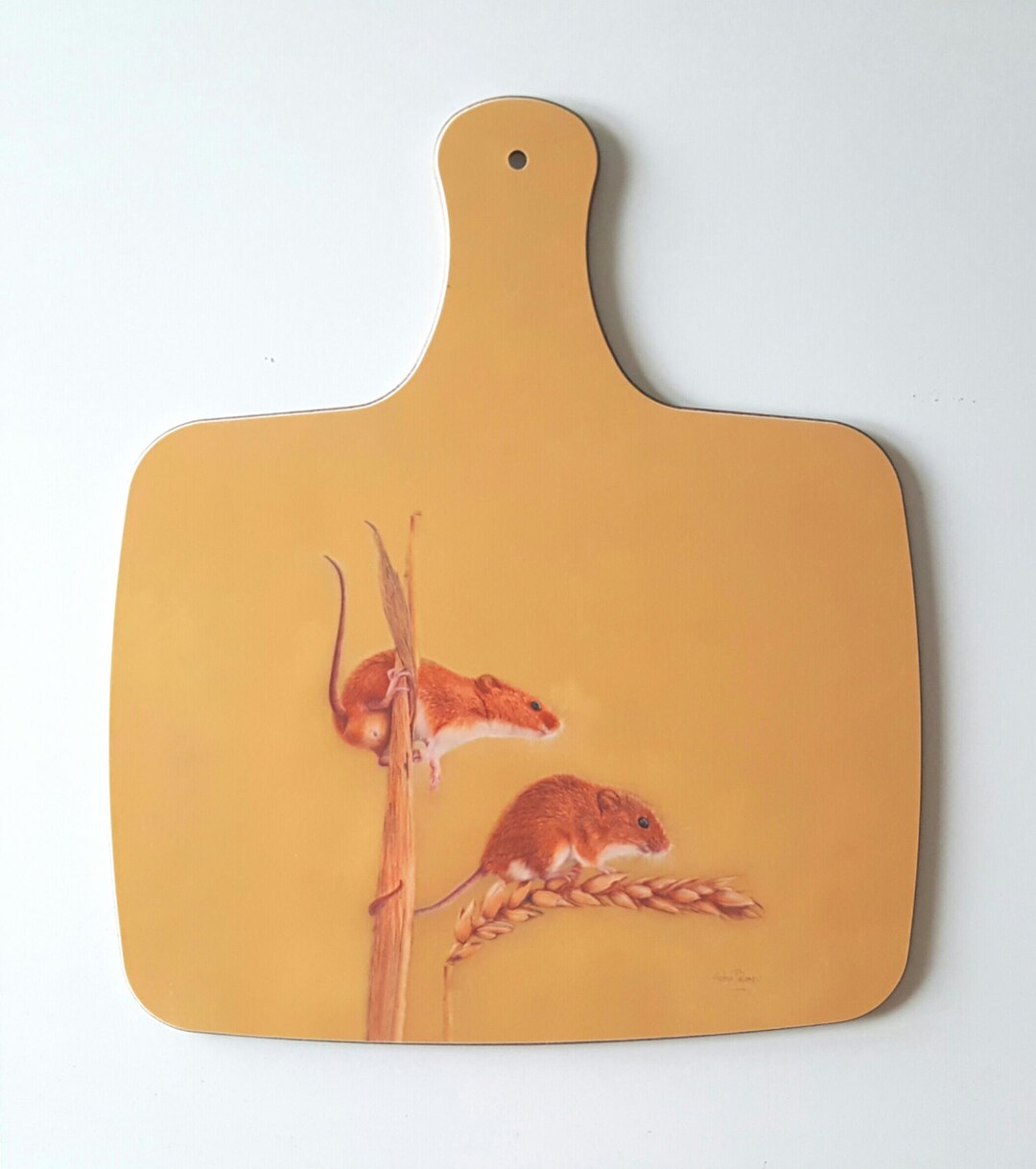 Harvest Mice Picture Cutting Board, Mouse Picture, Mice Kitchen Decor ...