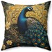 Exquisite Peacock Design Pillow, Peacock Pillow Gift Sumptuous Peacock ...