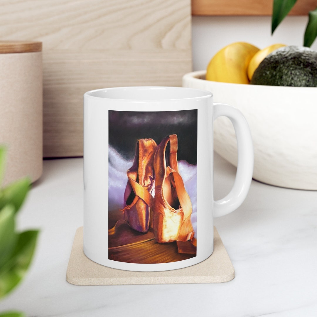 Ballet Shoes Picture Mug,ballet Painting,ballet Mug, Pointe Shoes,degas ...