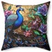Exquisite Peacock Design Pillow, Peacock Pillow Gift Sumptuous Peacock ...