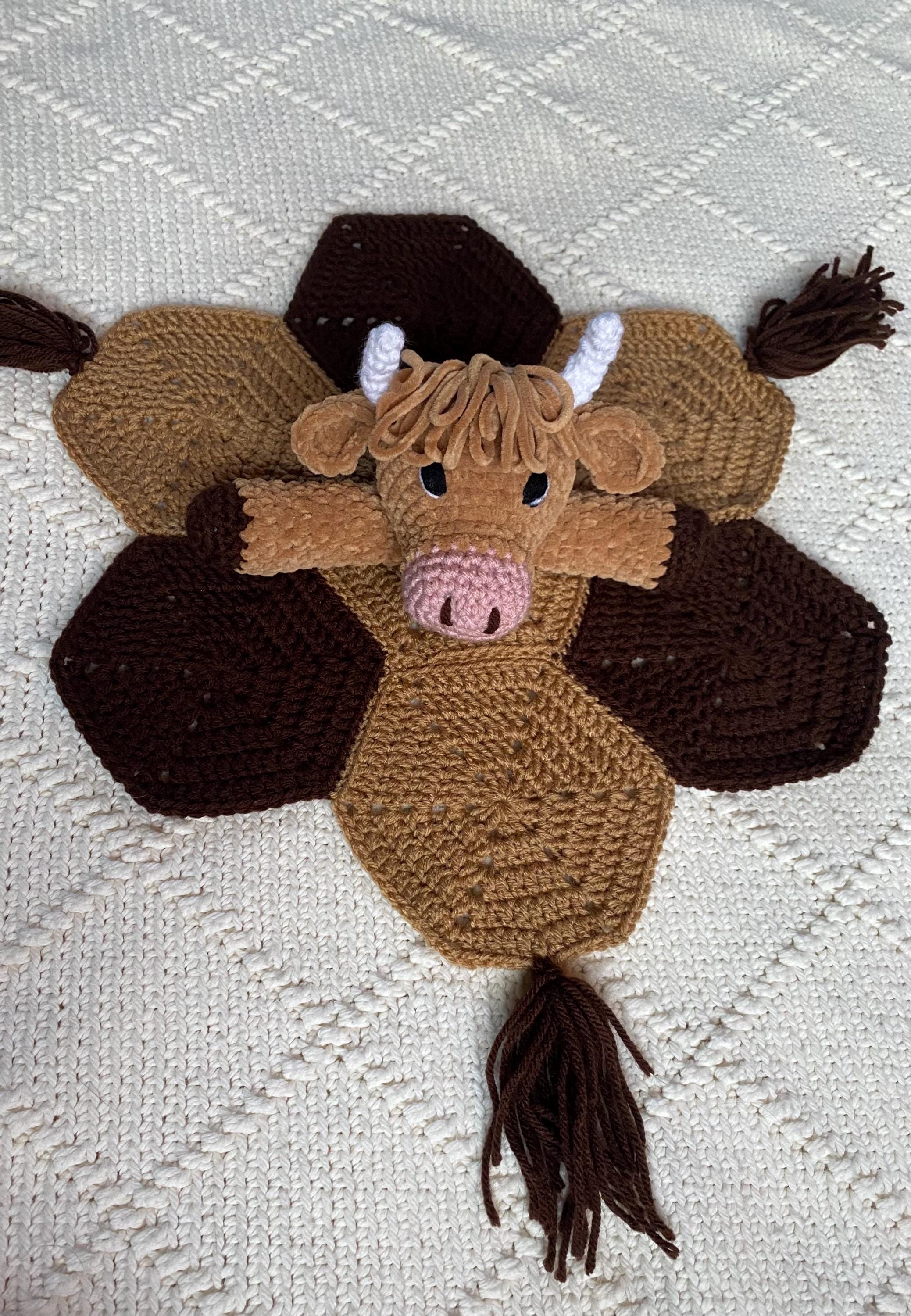 Highland Cow Lovey Crochet PATTERN - Etsy