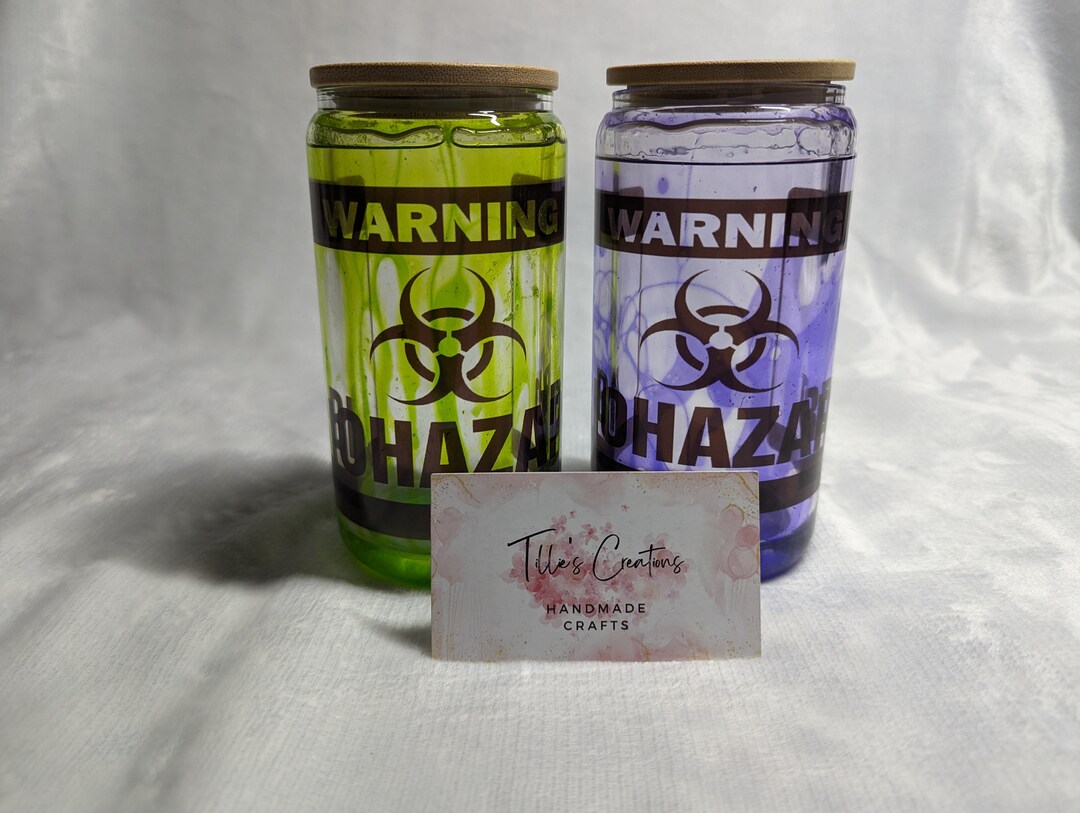 Glow in the Dark Toxic Ooze Cups - Etsy