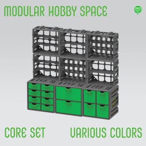 Modular Paint Organizer: Hobby Zone Craft Storage With Drawers - Etsy