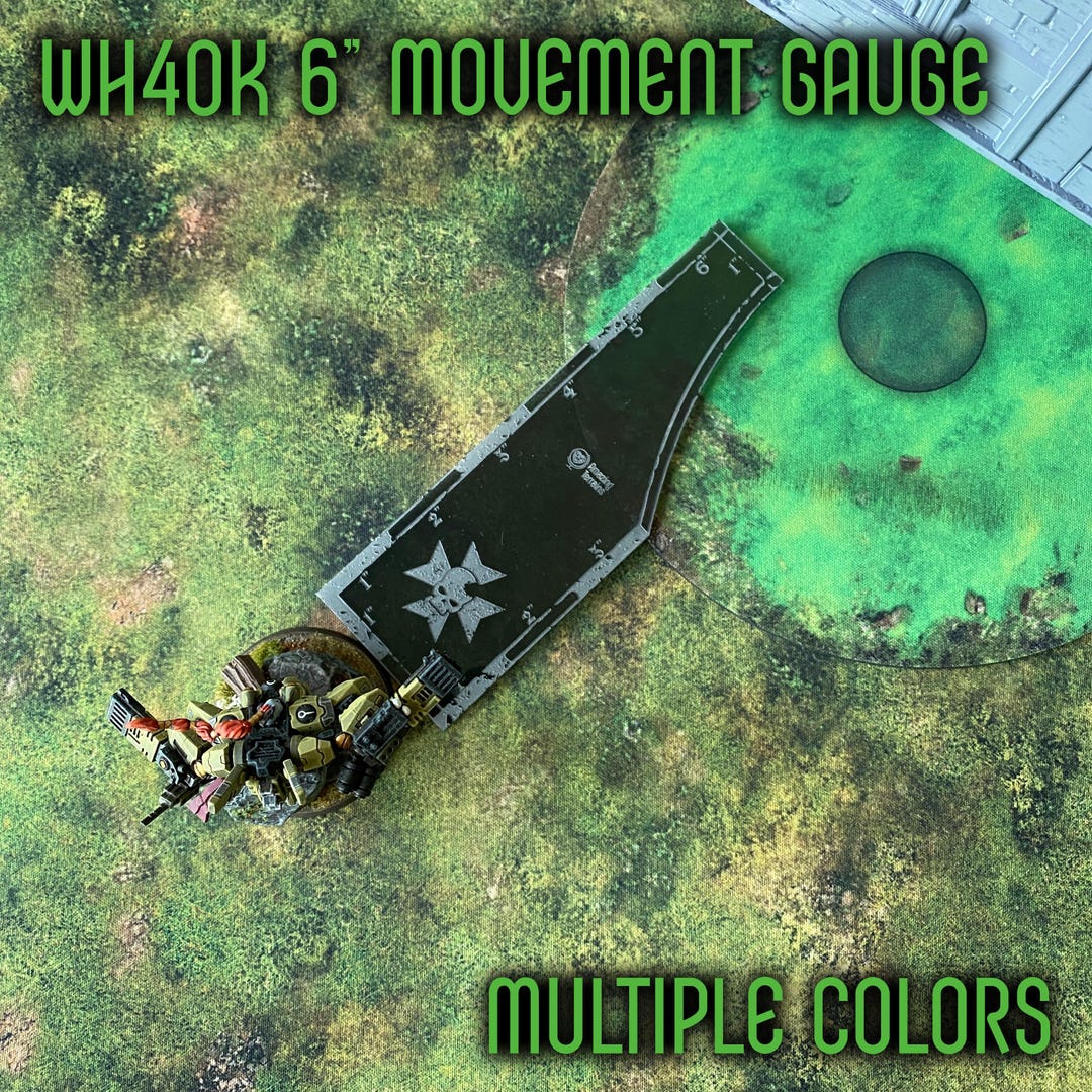 Gaming Measuring Tool | 6 Inches | Multiple Colors | Templars Style - Etsy