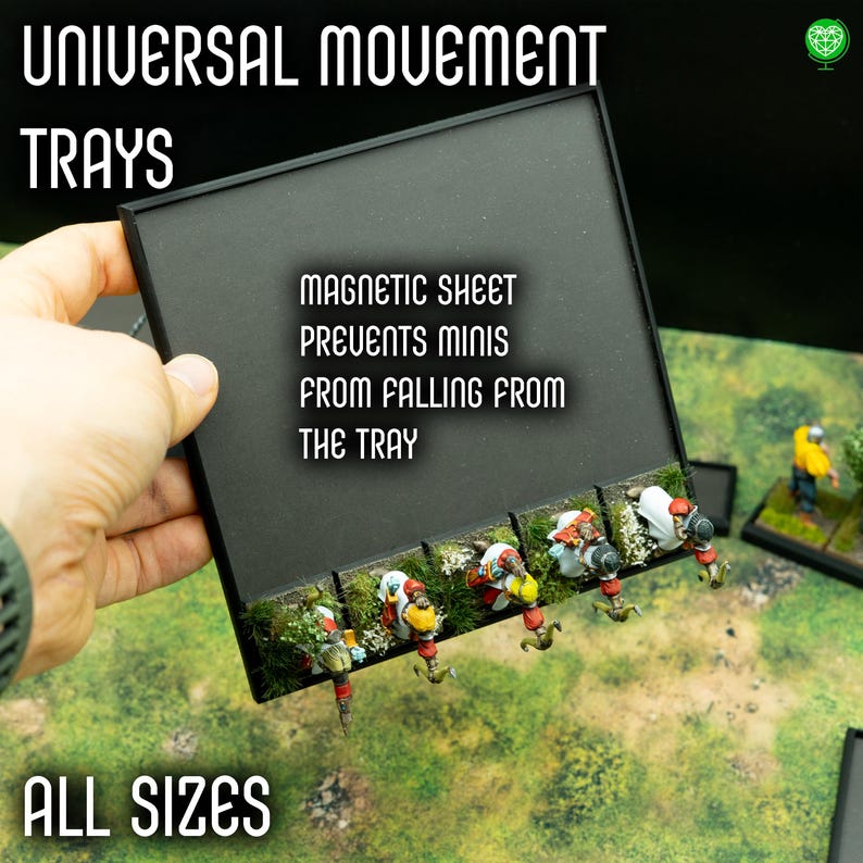Magnetic Movement Tray: Miniatures Wargaming, Old World, Kings of War ...