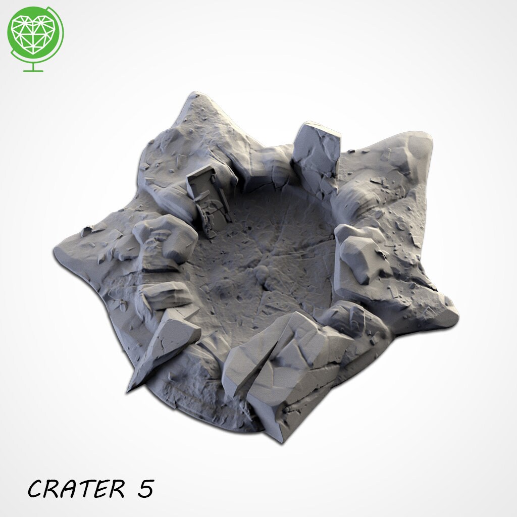 Tabletop Terrain Craters Txarli Factory - Etsy