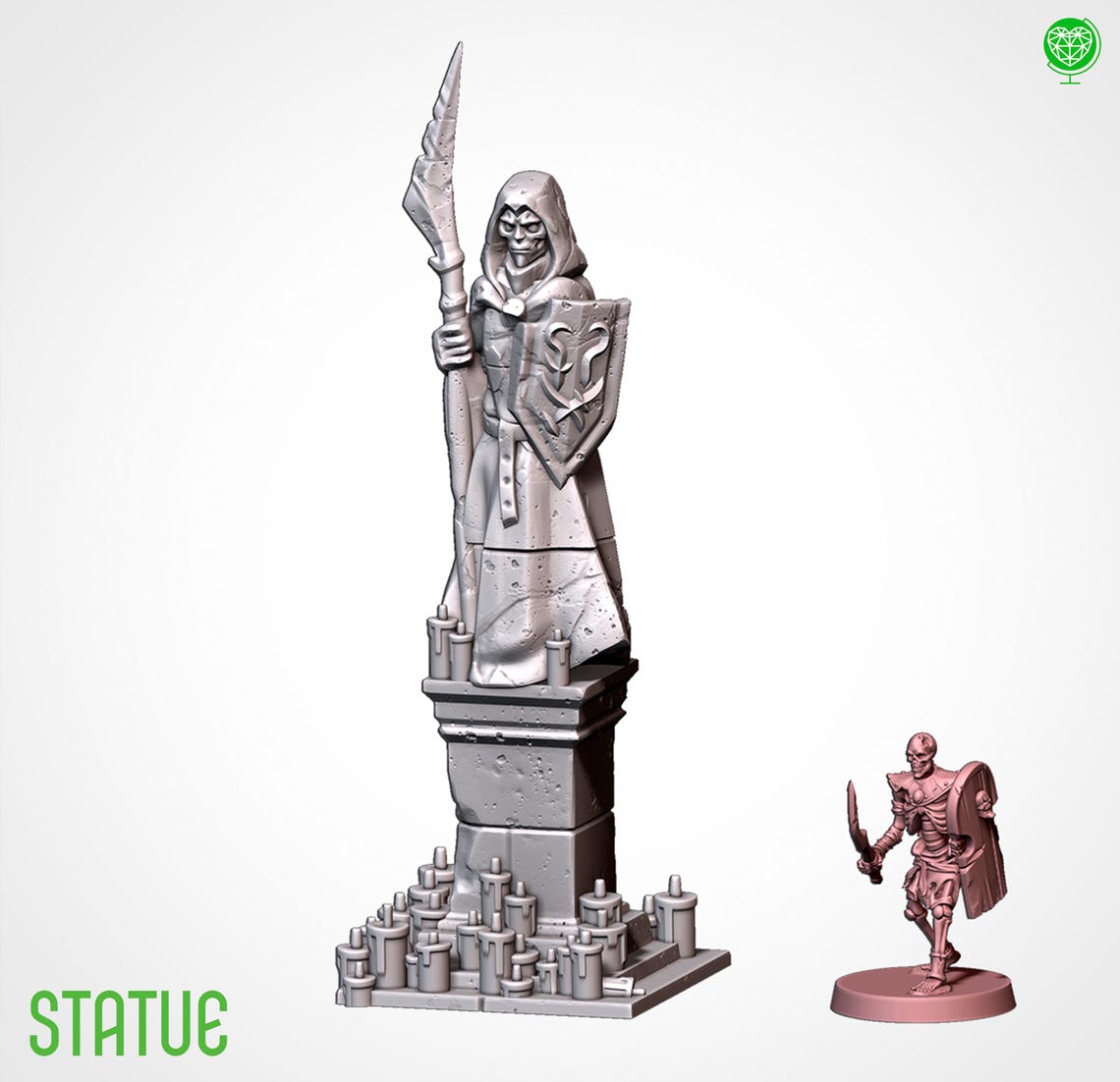 Graveyard Terrain Set: Fantasy Tabletop, Aos, Old World by Txarli ...