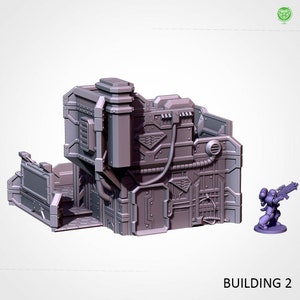 Sci-fi City Buildings Set | Shatterpoint | Txarli Factory - Etsy