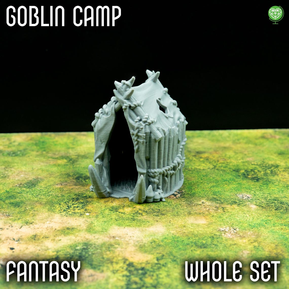 Tabletop Terrain - Goblin Camp for Fantasy Wargaming – Durable and ...