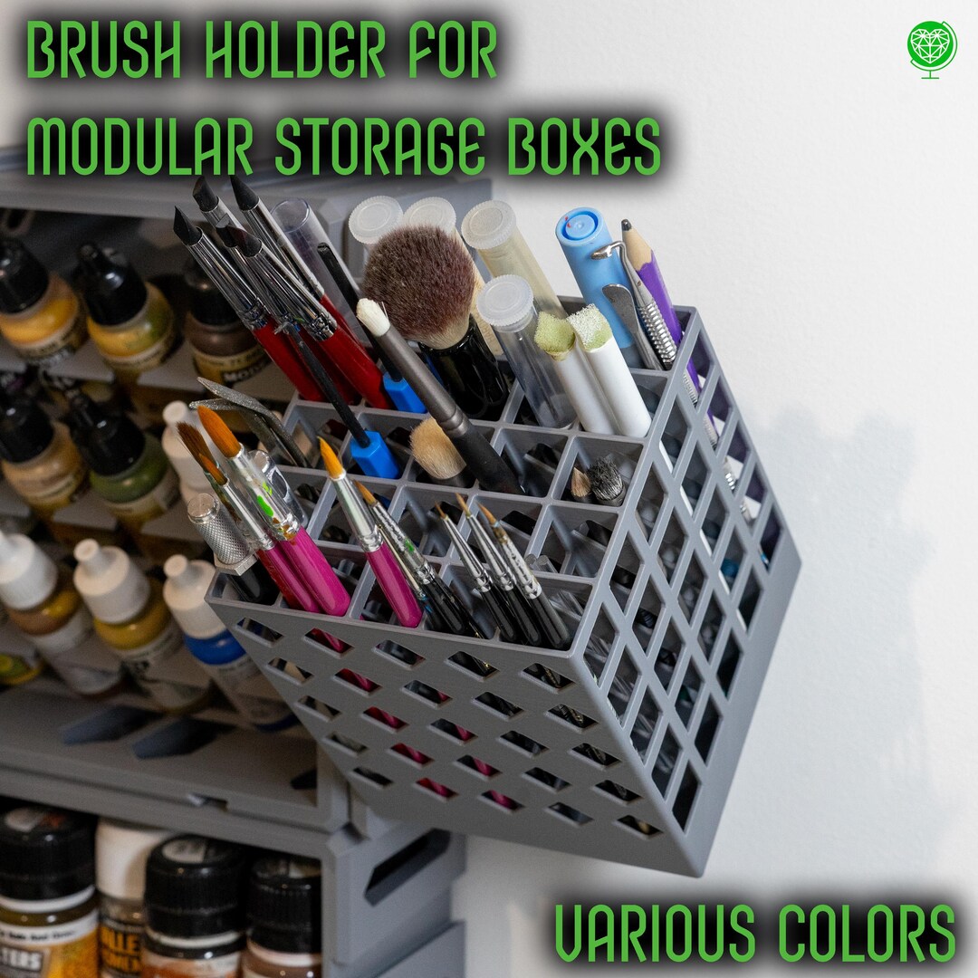 Brush Holder for Modular Paint Rack - Etsy