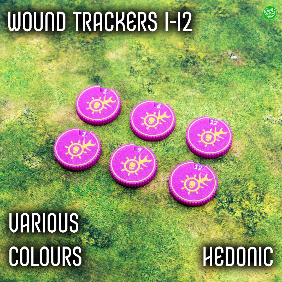 12 Wounds Tracker for Hedonic Army - Etsy