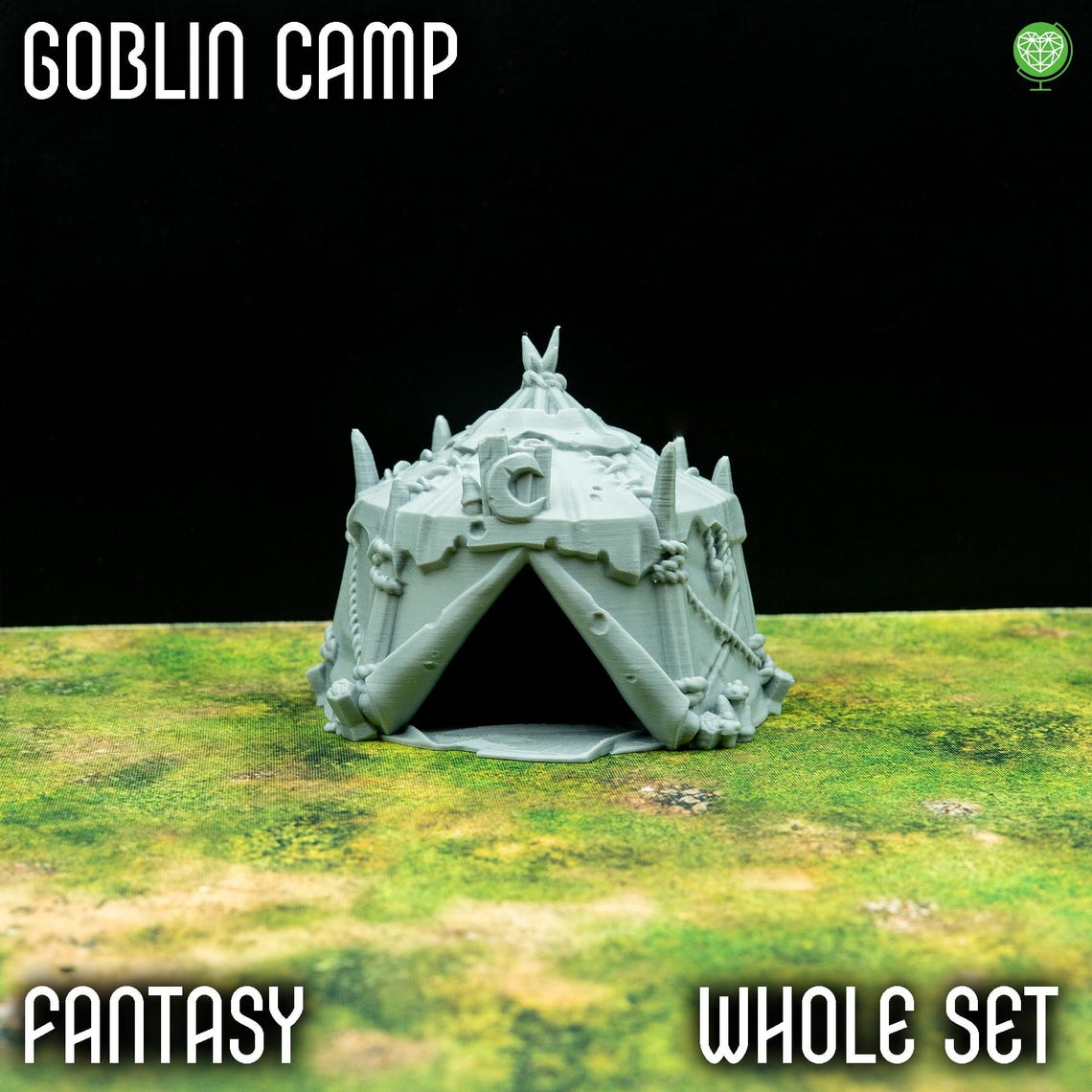 Tabletop Terrain - Goblin Camp for Fantasy Wargaming – Durable and ...