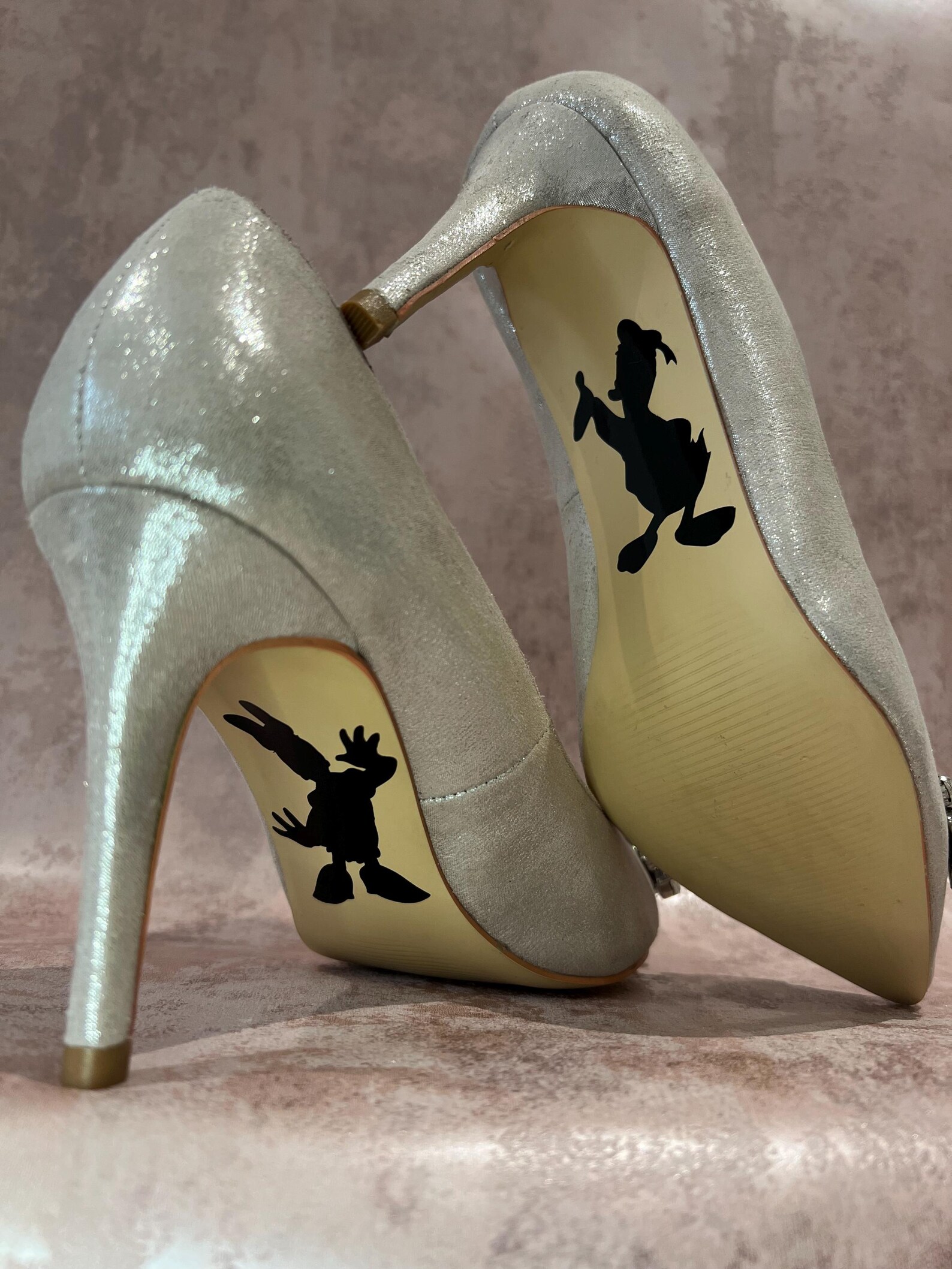 Duck Wedding Bridal Party Day Shoe Decal Vinyl Sticker Something Blue ...