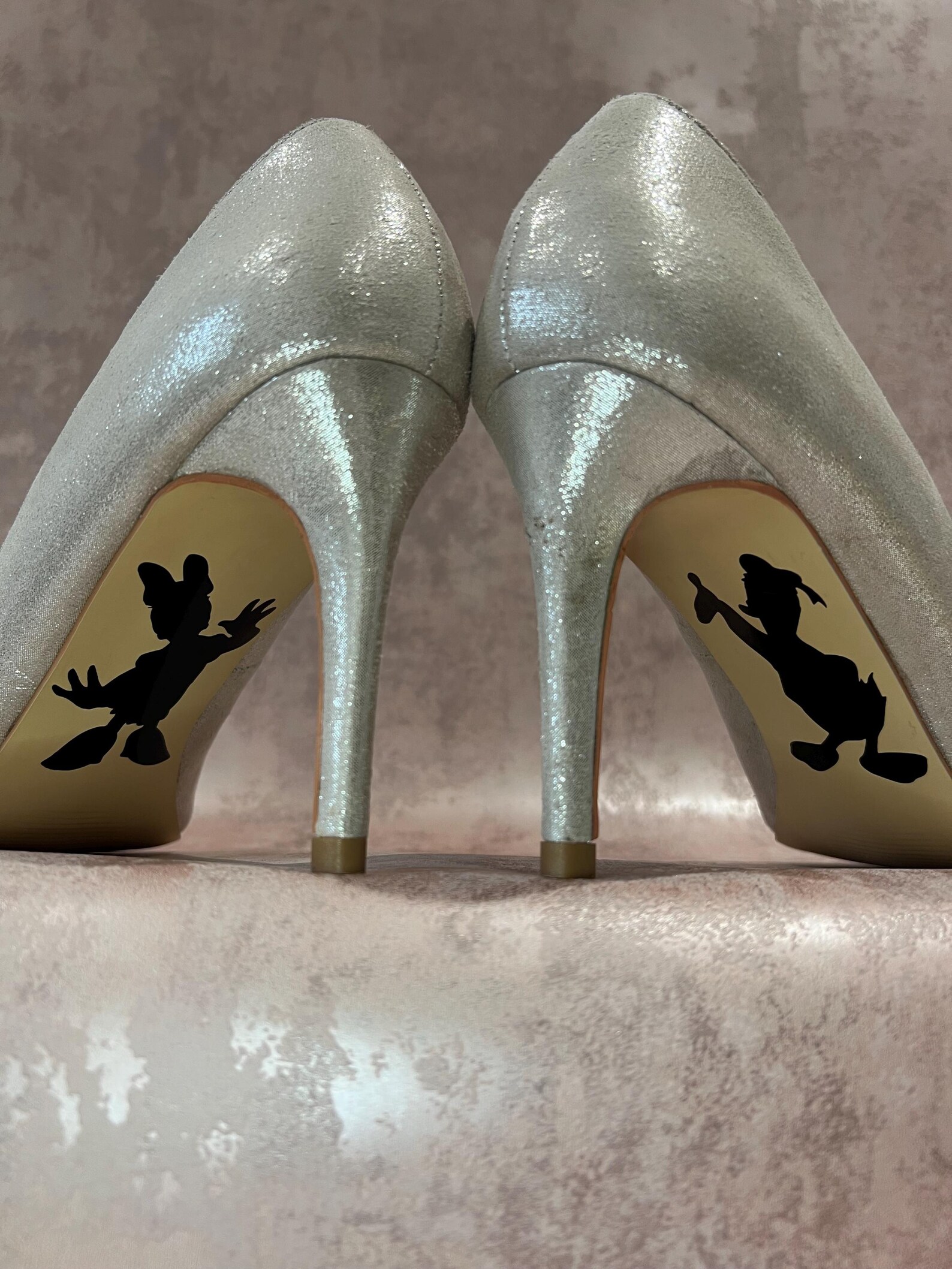Duck Wedding Bridal Party Day Shoe Decal Vinyl Sticker Something Blue ...