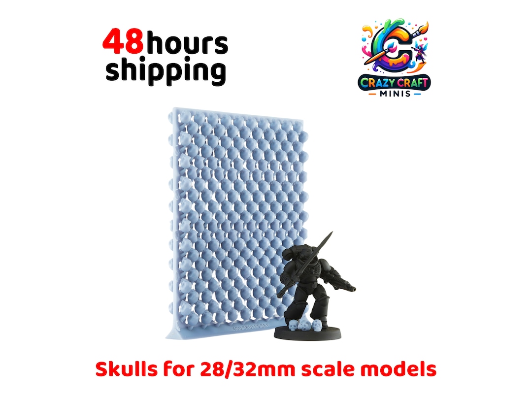 100/200/400 Skulls Pack for Basing 28/32mm Miniature Scatter Scenery ...