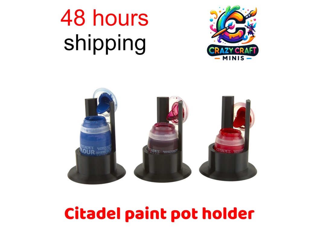 Citadel Paint Pot Holder Models Display Miniature 3D Print Warhammer - Etsy