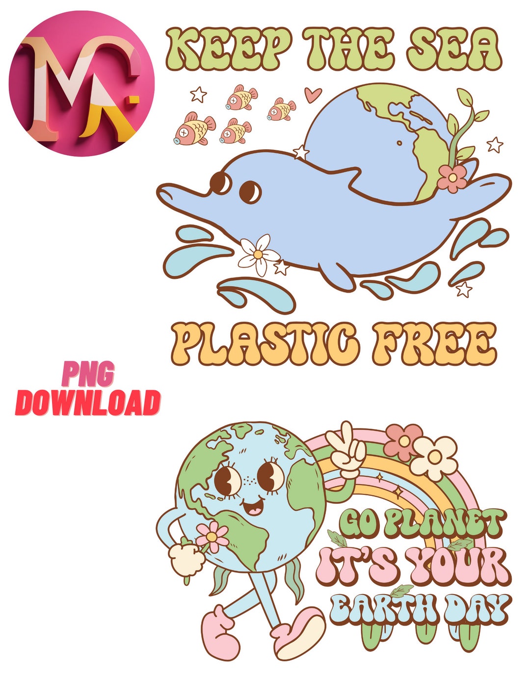 Earth Day Bundle PNG Download - Etsy