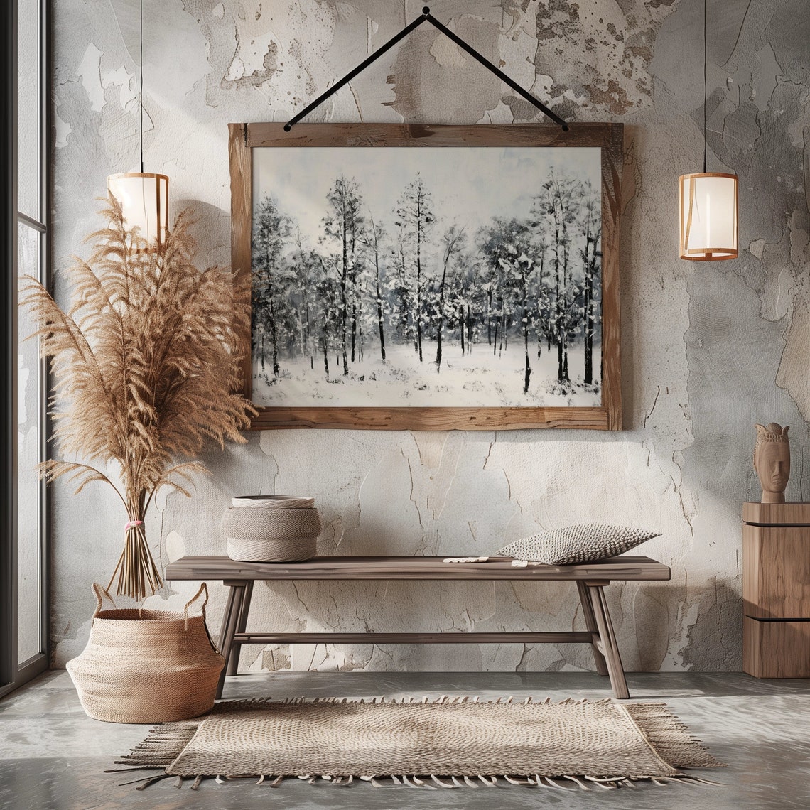 Quiet Trees Western Inspired Wall Art DIGITAL Download Printable Art ...