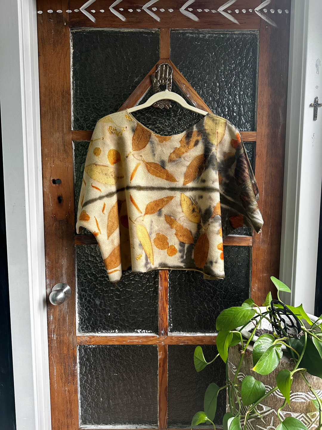 Wyld Wooly Top,eco Printed, Wearable Art, Handprinted, Natural Dying ...
