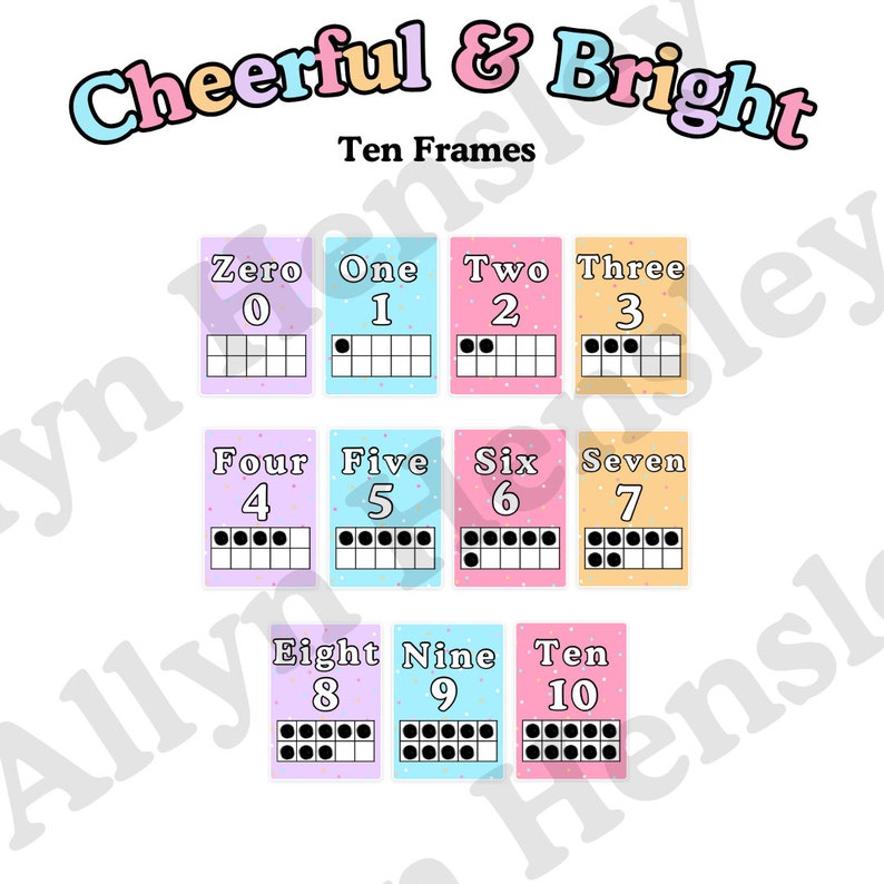 Cheerful and Bright Classroom Decor Themed Bundle - Etsy