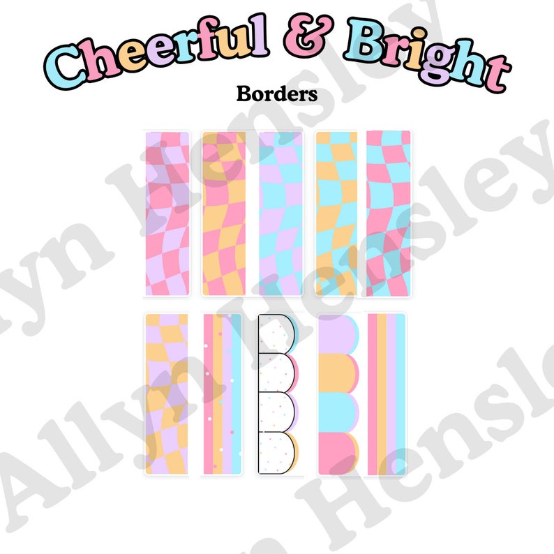 Cheerful and Bright Classroom Decor Themed Bundle - Etsy