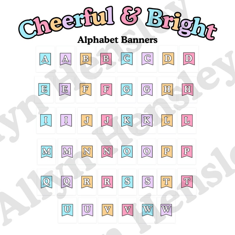 Cheerful and Bright Classroom Decor Themed Bundle - Etsy