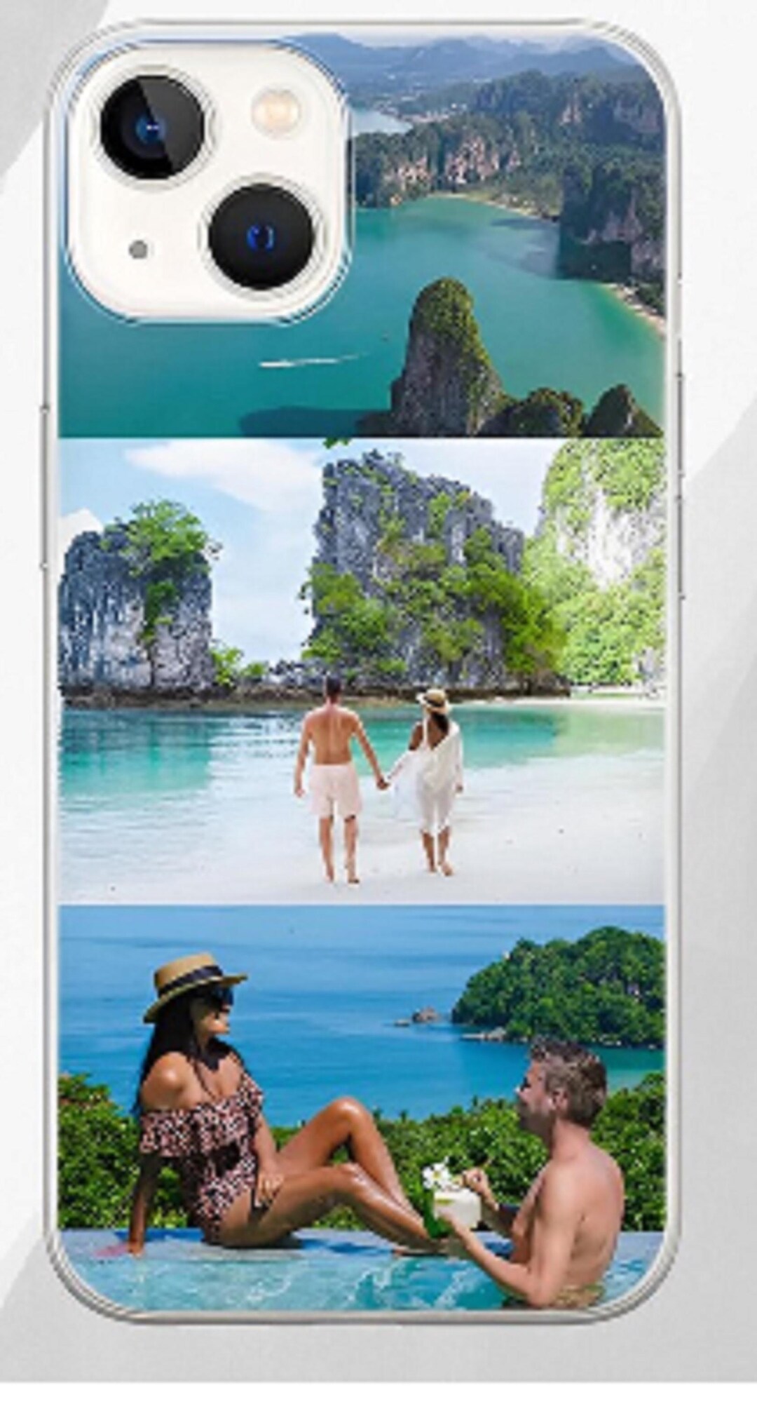 Personalized Photo Collage iPhone Case, Soft Silicone Cover - Etsy ...