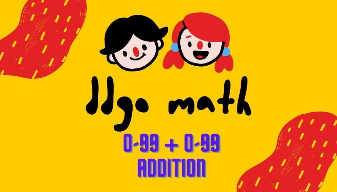 1st-4th Grade Math Addition Practice: Two-digit Worksheets (PDF) - Etsy