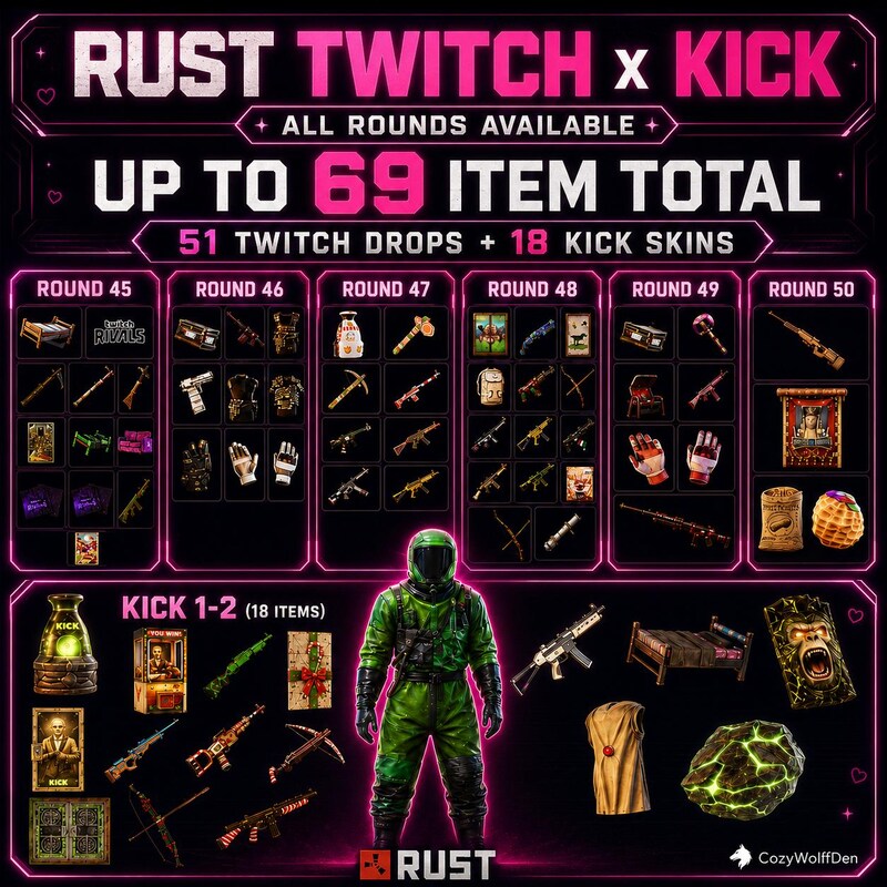 Rust Twitch Drops - Etsy